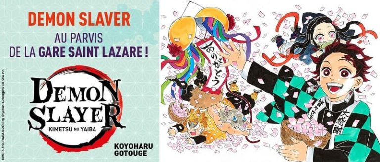 Demon Slayer Festival à Paris Sur Le Parvis De La Gare Saint-Lazare ...